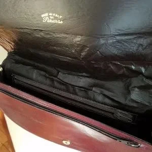 Peruzzi | Bags | Vintage Peruzzi Italian Leather Suede Curved Bag Purse ...